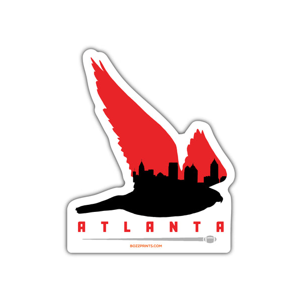 Atlanta Football Georgia Sticker - Bozz Prints