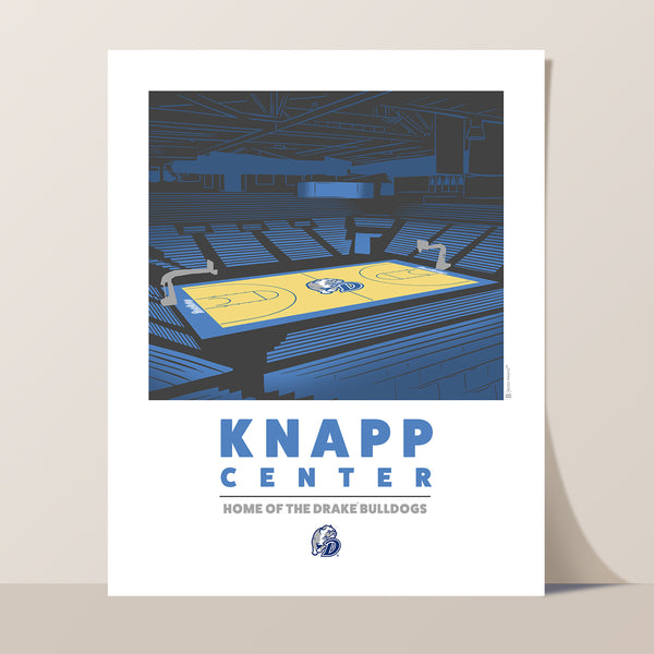 Drake University Knapp Center Art Print - Bozz Prints