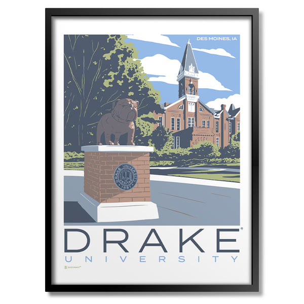 Drake University Old Main Art Print - Bozz Prints
