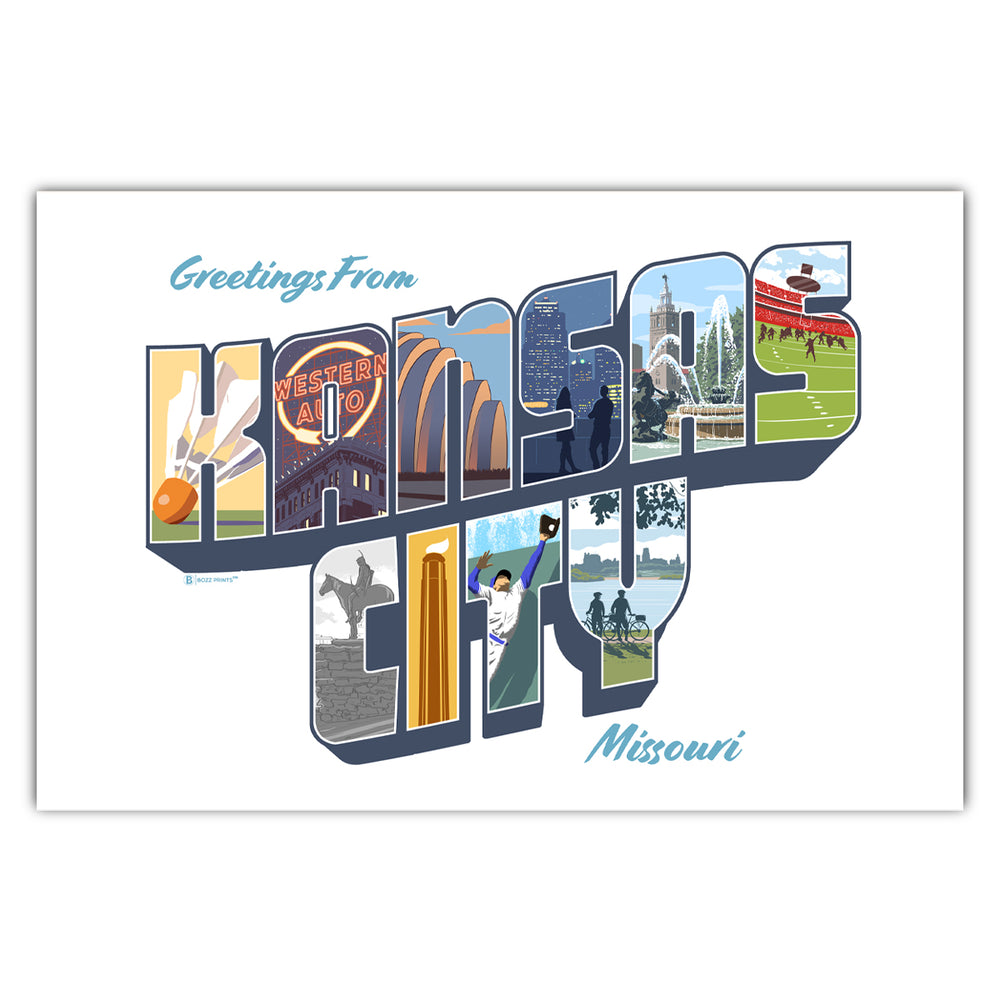 Postcards Tagged "Kansas City" - Bozz Prints