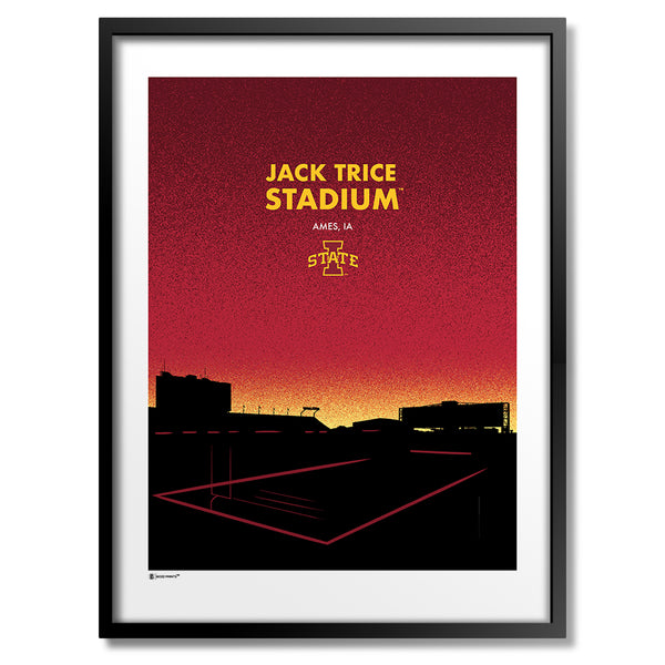 Jack Trice Stadium Landmark Art Print - Bozz Prints