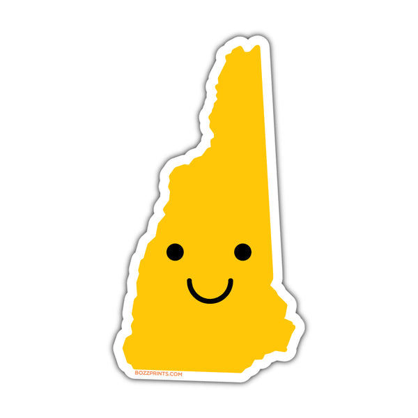 Smiley Face New Hampshire - Bozz Prints