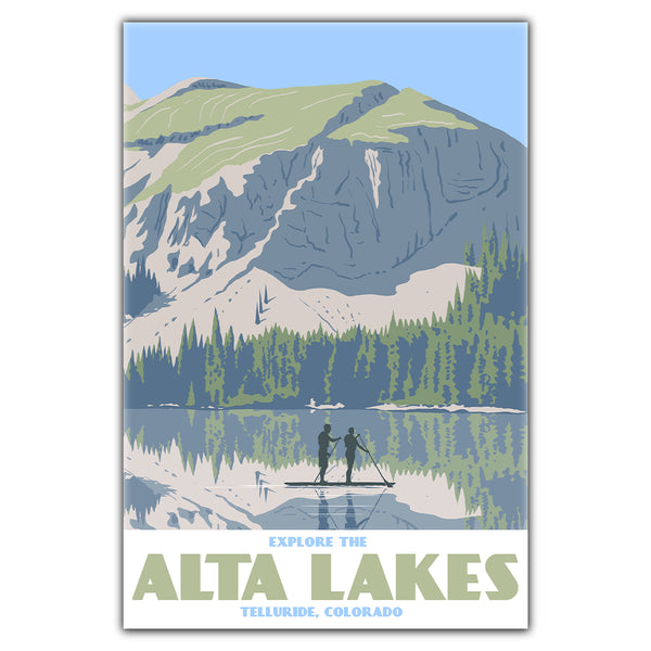 Alta Lakes Telluride Colorado Postcard - Bozz Prints