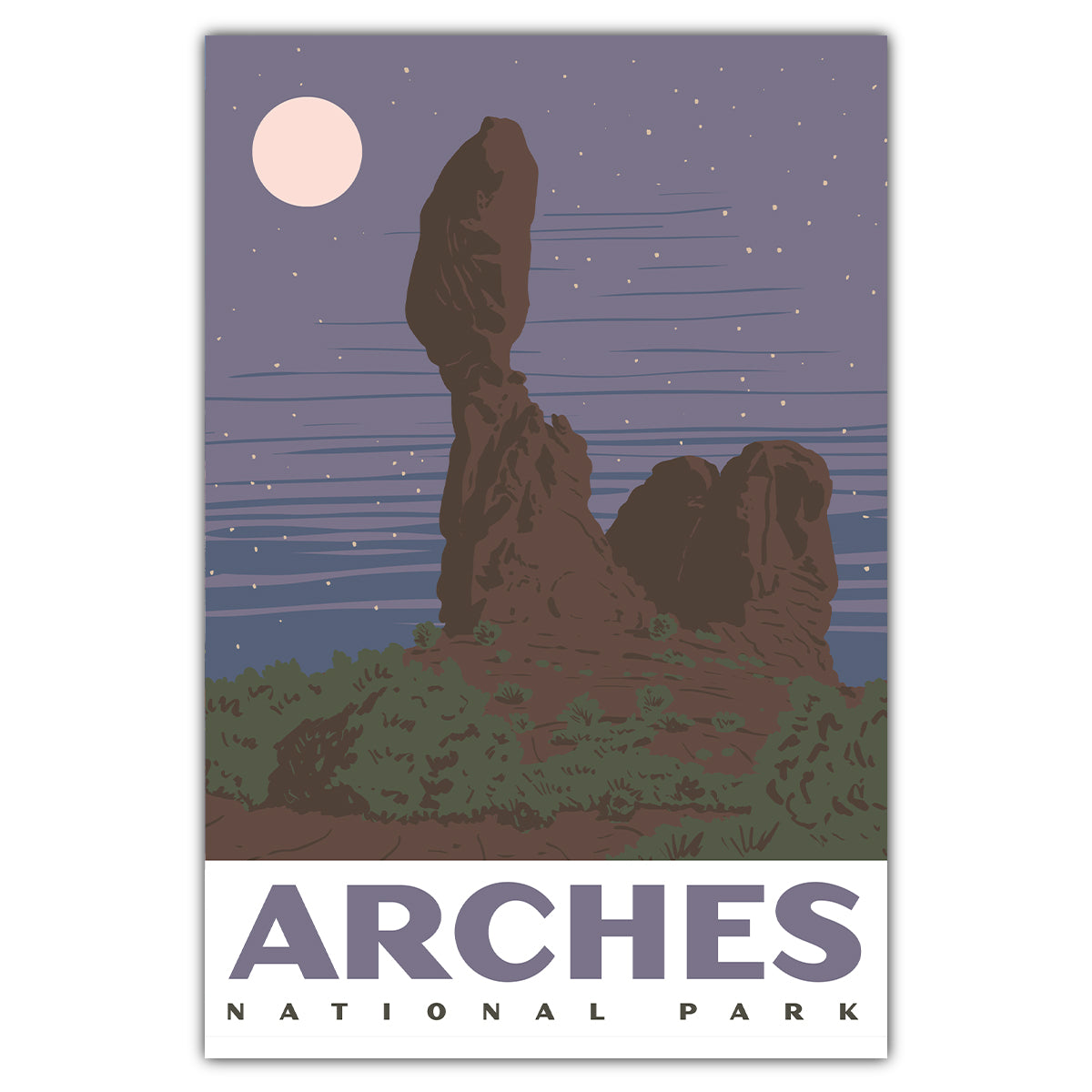 Arches National Park Balanced Rock Utah Postcard - Bozz Prints