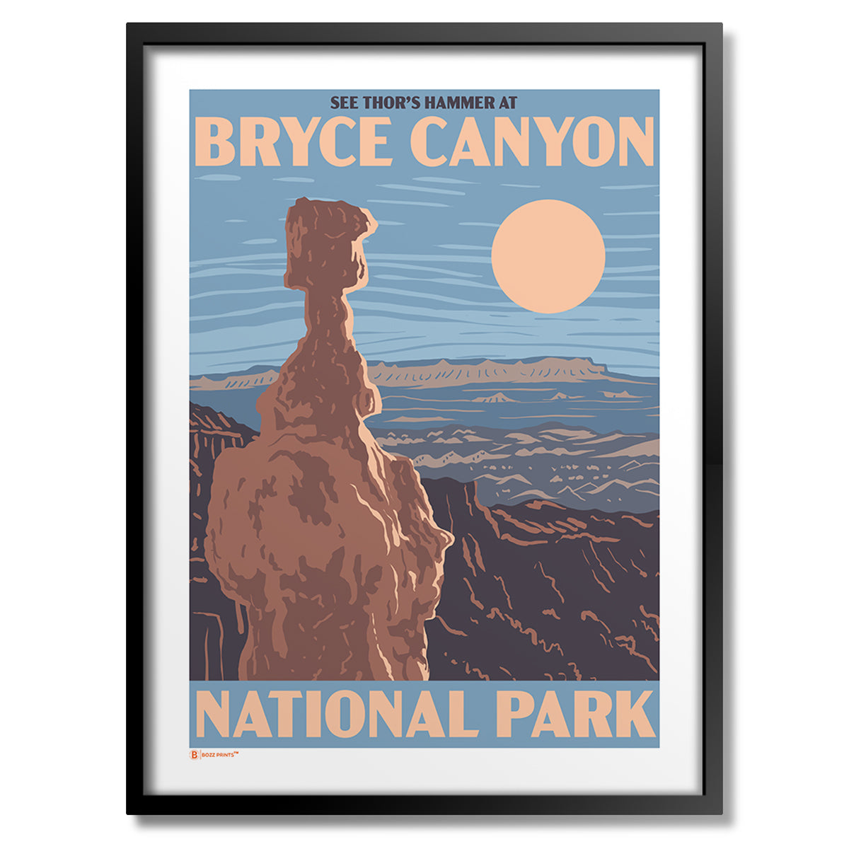 Bryce Canyon National Park Thor's Hammer Utah Print - Bozz Prints