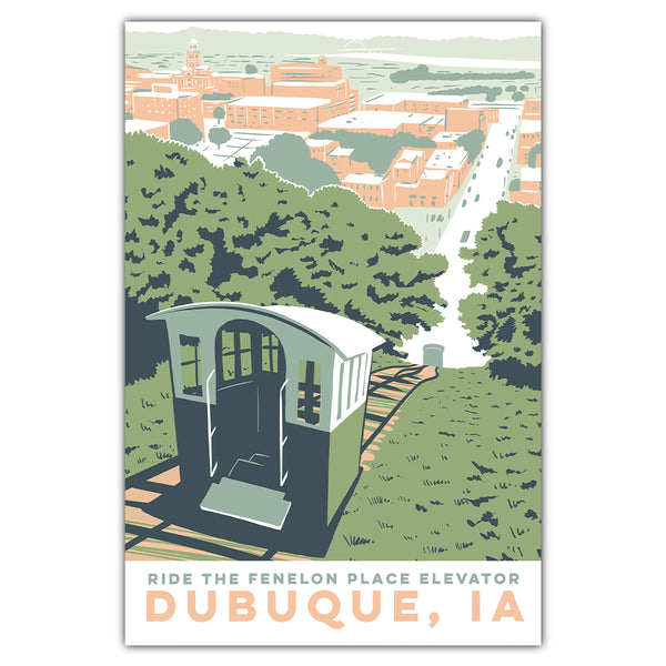 Dubuque Elevator Postcard