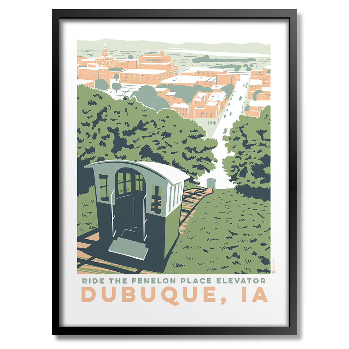 Dubuque Elevator Print | Bozz Prints