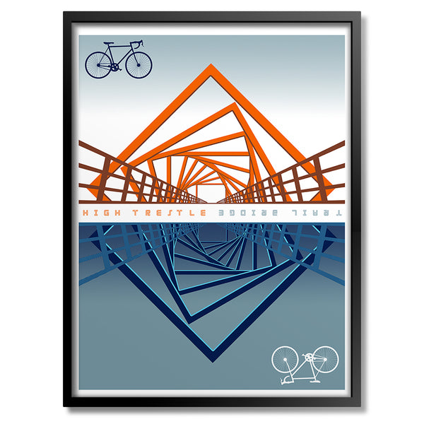 High Trestle Trail Bridge Art Print - Bozz Prints