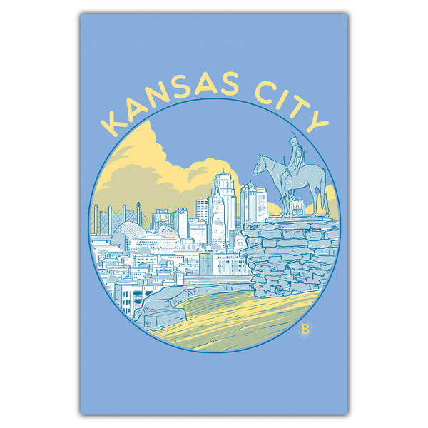 Kansas City Circle Postcard