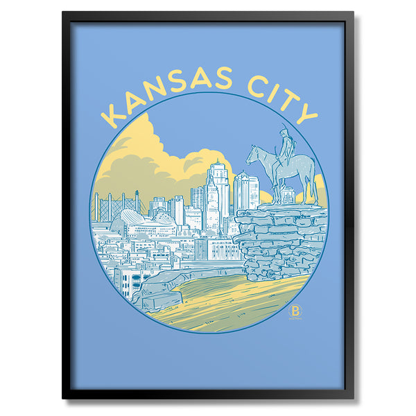 Kansas City Circle Print