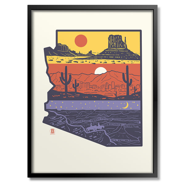 Layers of Arizona Art Print - Bozz Prints