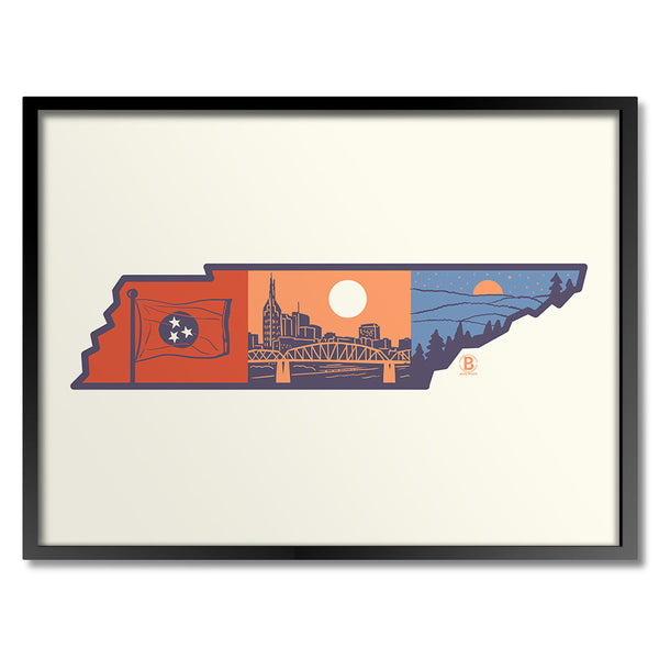 Layers of Tennessee Art Print - Bozz Prints